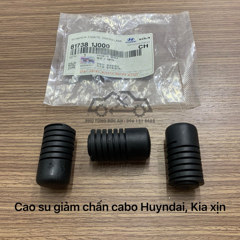 Cao su giảm chấn nắp capo xịn xe Huyndai, Kia Morning, getz, i10, Forte ...