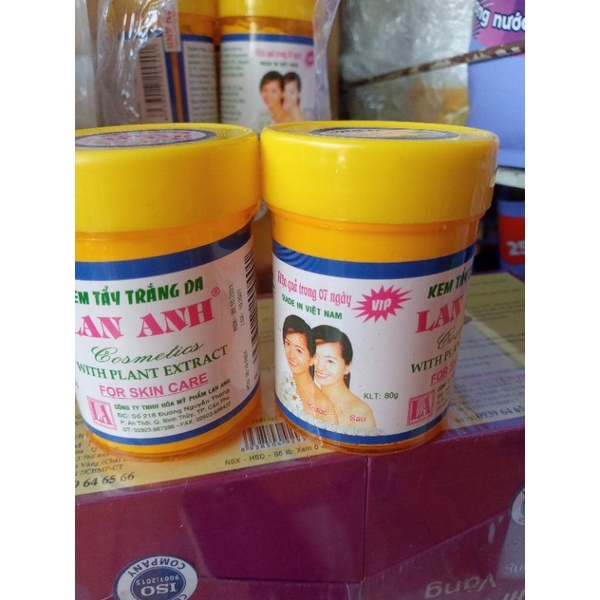 Kem Lan Anh Tẩy Trắng Da 80g kem trắng viền xanh | Shopee Việt Nam