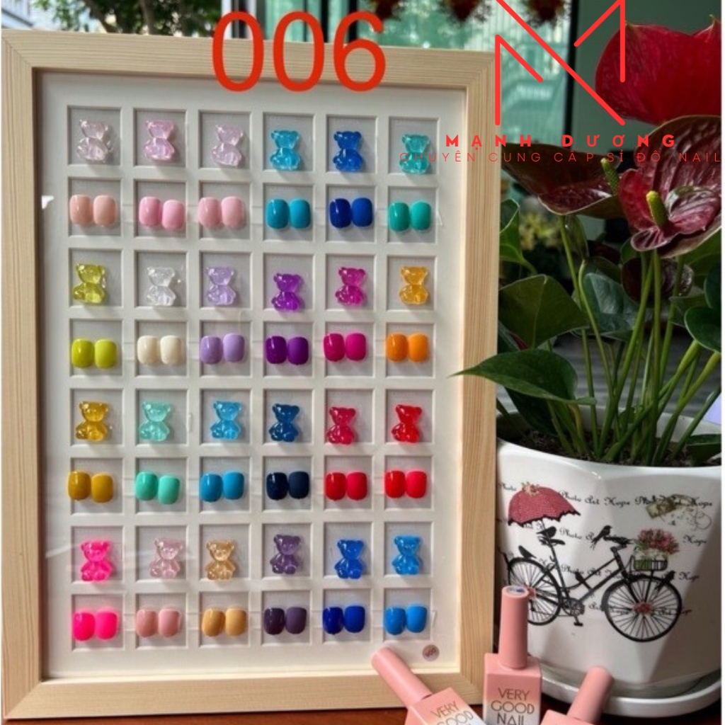 Set sơn gel Very Good Nail 24 màu - Bộ sơn gấu tone màu Hàn Quốc (tặng ...