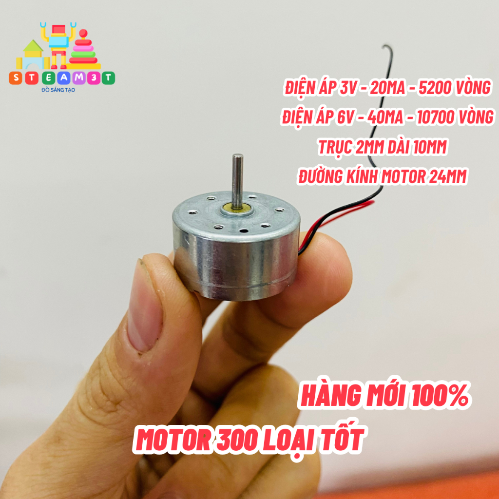 Motor mini DC 3V 6V 12V đủ loại 130/280/365/385/775 xe ô tô, tàu, đồ ...