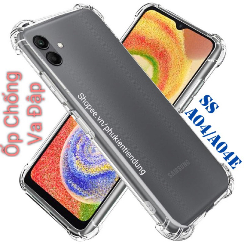 ỐP LƯNG SAMSUNG GALAXY A04 4G / M13 5G Dẻo Trong Suốt Có 4 Cạnh Chống ...