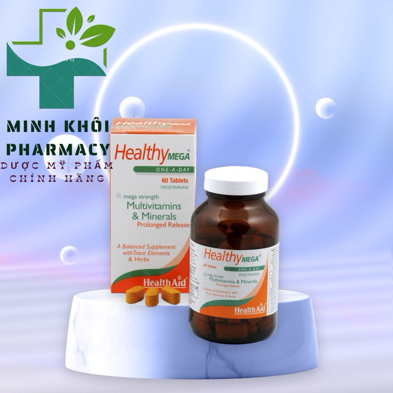 Viên Uống VITAMIN HEALTHAID HEALTHY MEGA H30V– Bổ sung vitamin, khoáng ...