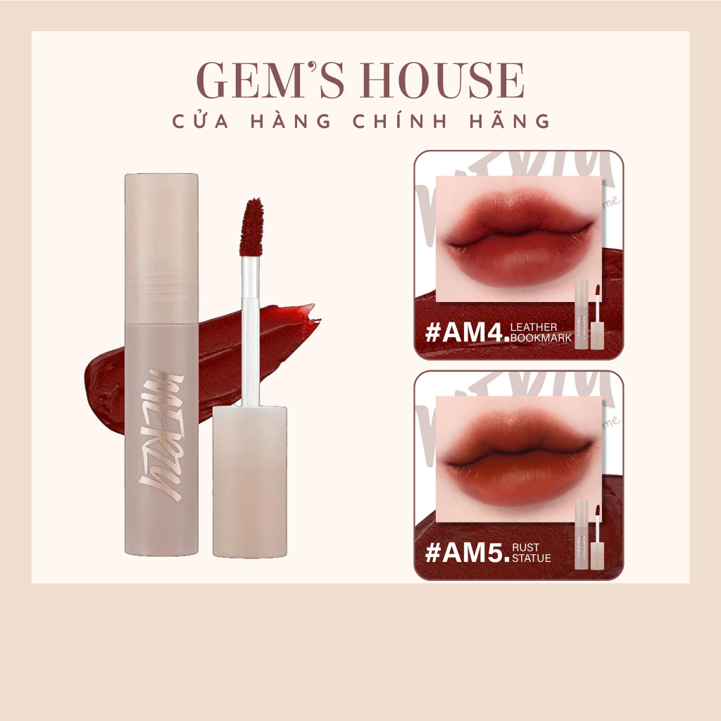 Son Merzy kem siêu lì, chuẩn màu, mịn mướt như bơ Merzy Academia Mellow ...