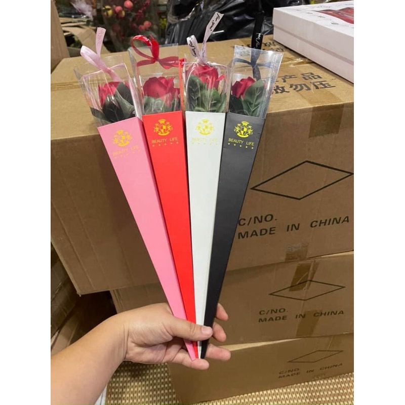 [combo 100c] mika đựng 1 bông hoa các màu | Shopee Việt Nam