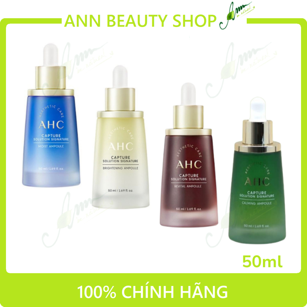 Tinh chất AHC Capture Solution Signature Ampoule 50ml | Shopee Việt Nam