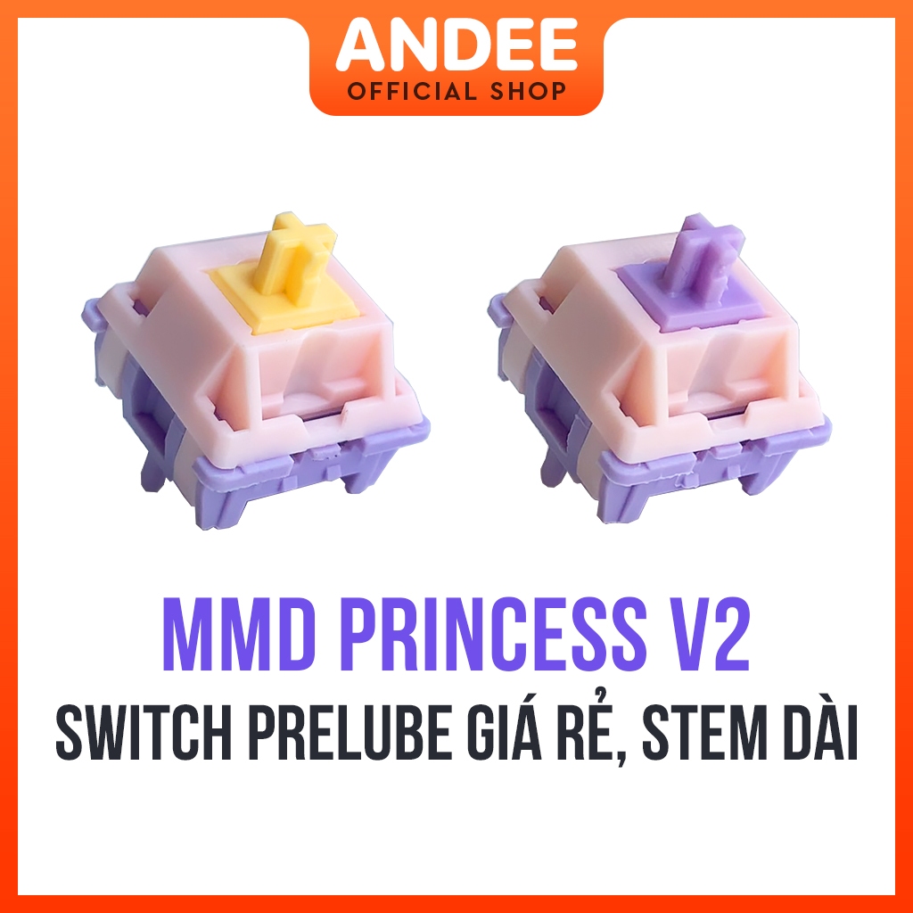 Switch MMD Princess Holy Panda v2 bán lẻ công tắc phím cơ giá rẻ chất ...