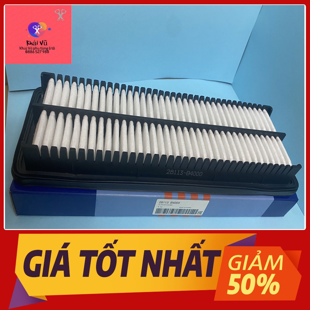 Lọc gió động cơ xe Huyndai i10 2014-2019 mã 28113-B4000 | Shopee Việt Nam