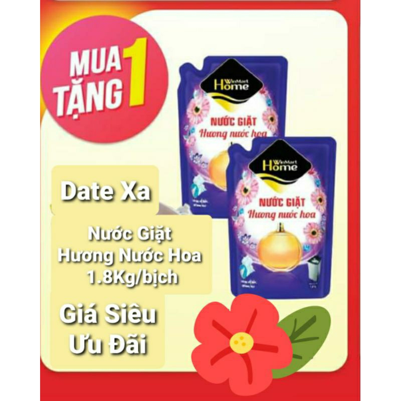 《Mua 1 Tặng 1》Nước giặt WinMart Home 1.8kg và 3kg5.Không bạc màu,hương ...