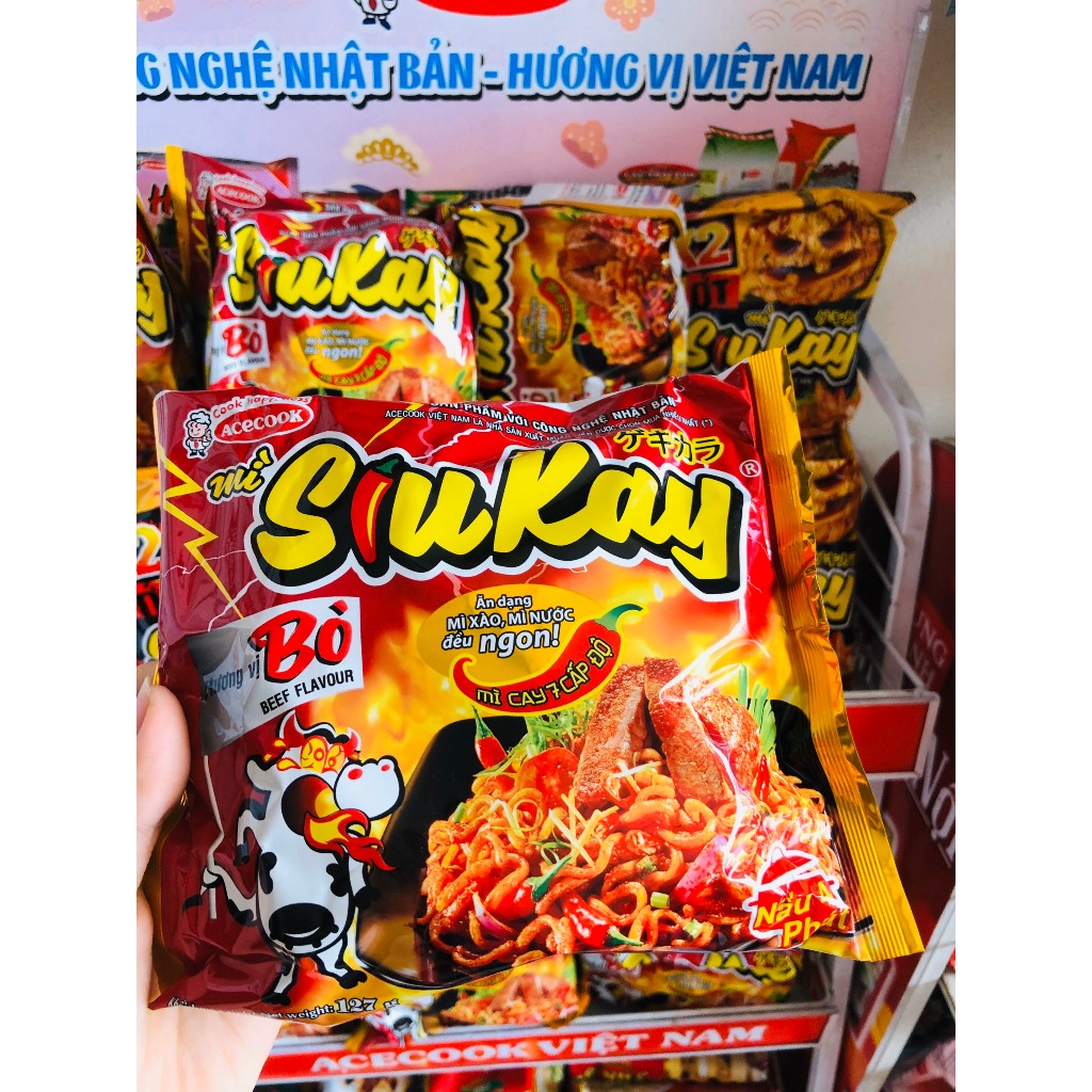Mì Siu Kay 7 Cấp Độ Acecook 128g Đủ Vị | Shopee Việt Nam