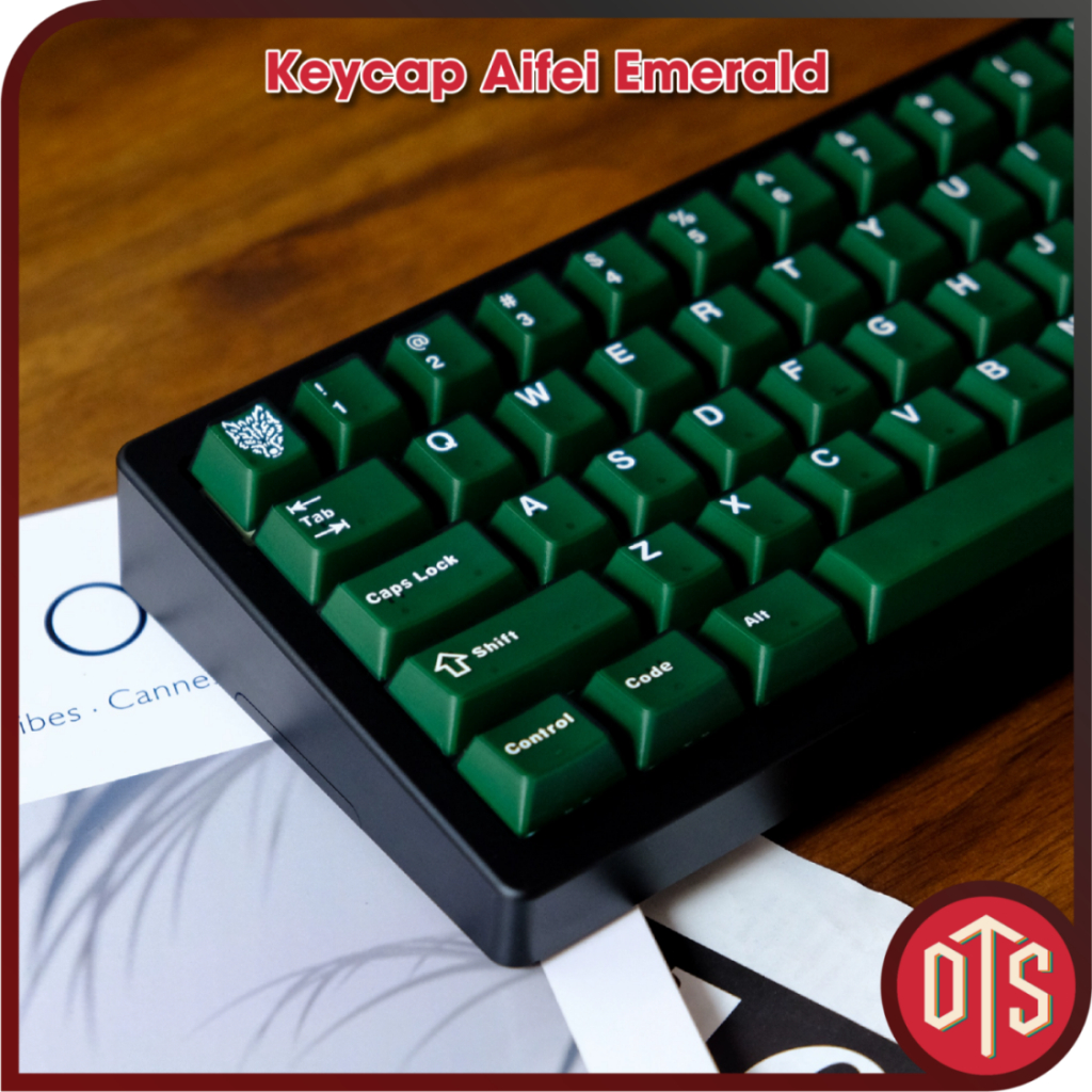 Keycap Aifei Emerald Semi-transparent Green | ABS double-shot | Cherry ...