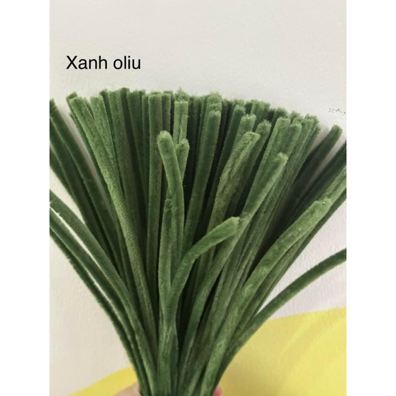 kẽm Nhung làm hoa (màu xanh ôliu) | Shopee Việt Nam