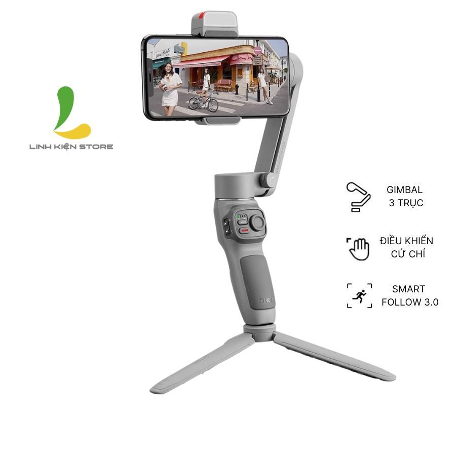 Gimbal chống rung Zhiyun Smooth Q3 - Tay cầm cho điện thoại ổn định 3 trục, khả năng điều khiển ...