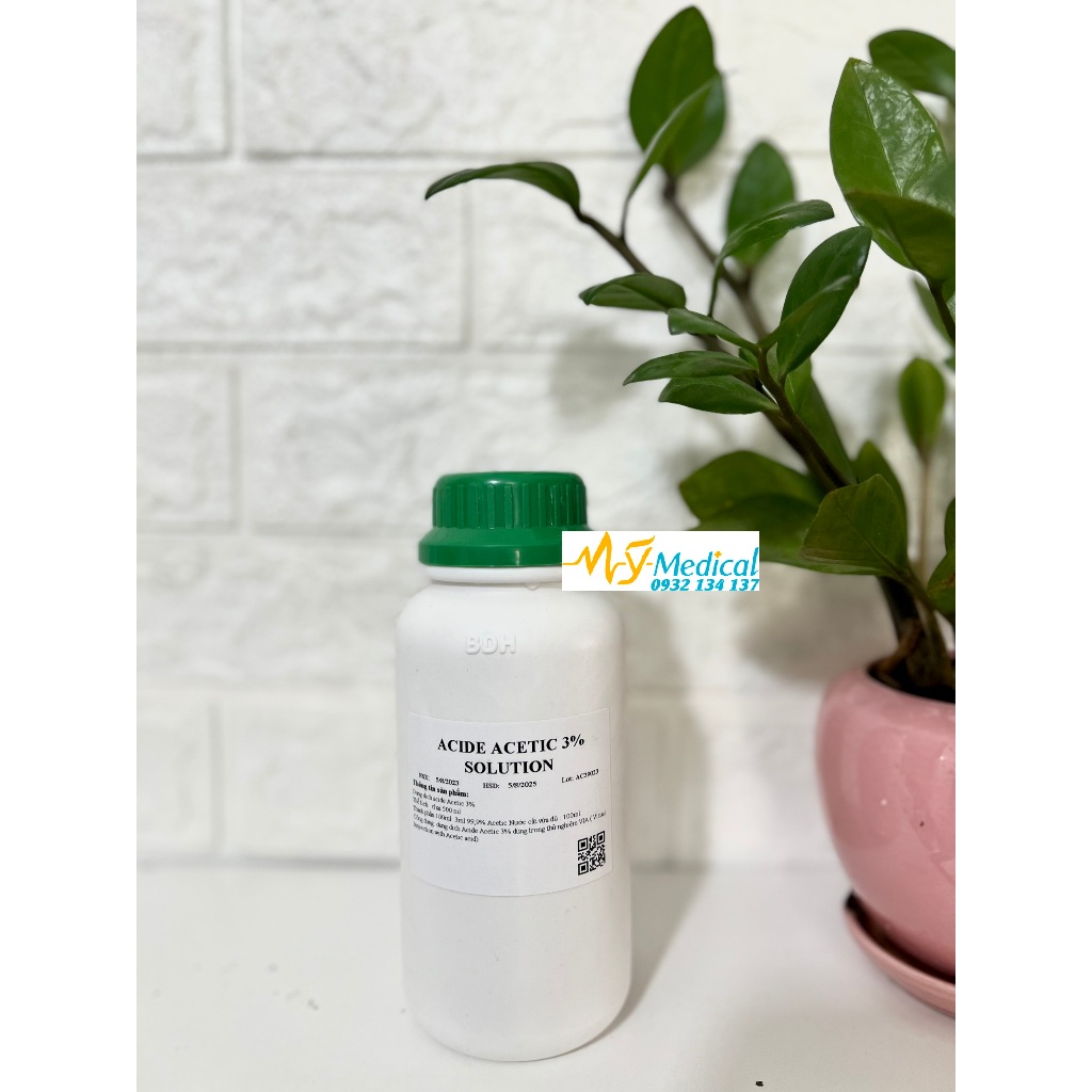 Dung dịch Acid Acetic Solution 3% 500ml | Shopee Việt Nam