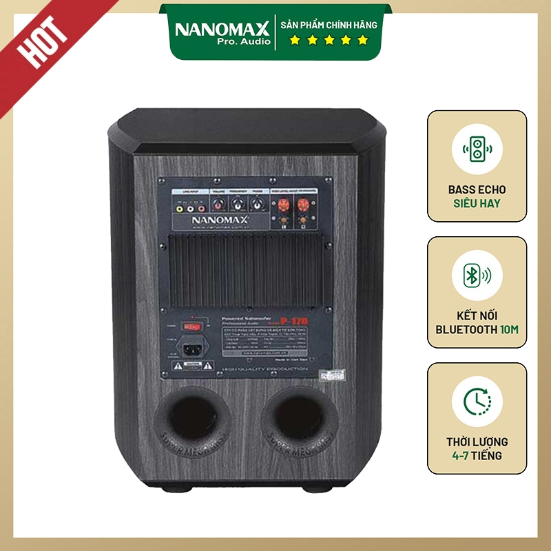 Loa SUP Nanomax P-170 bass 30cm Công Suất 450w | Shopee Việt Nam