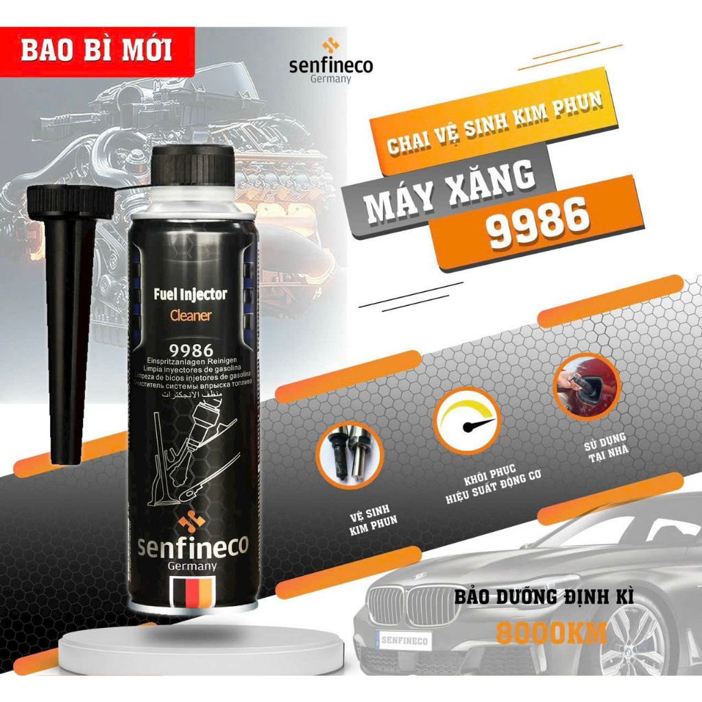 Phụ Gia Súc Béc, Vệ Sinh Kim Phun Xăng - Senfineco 9986 Fuel Injection ...