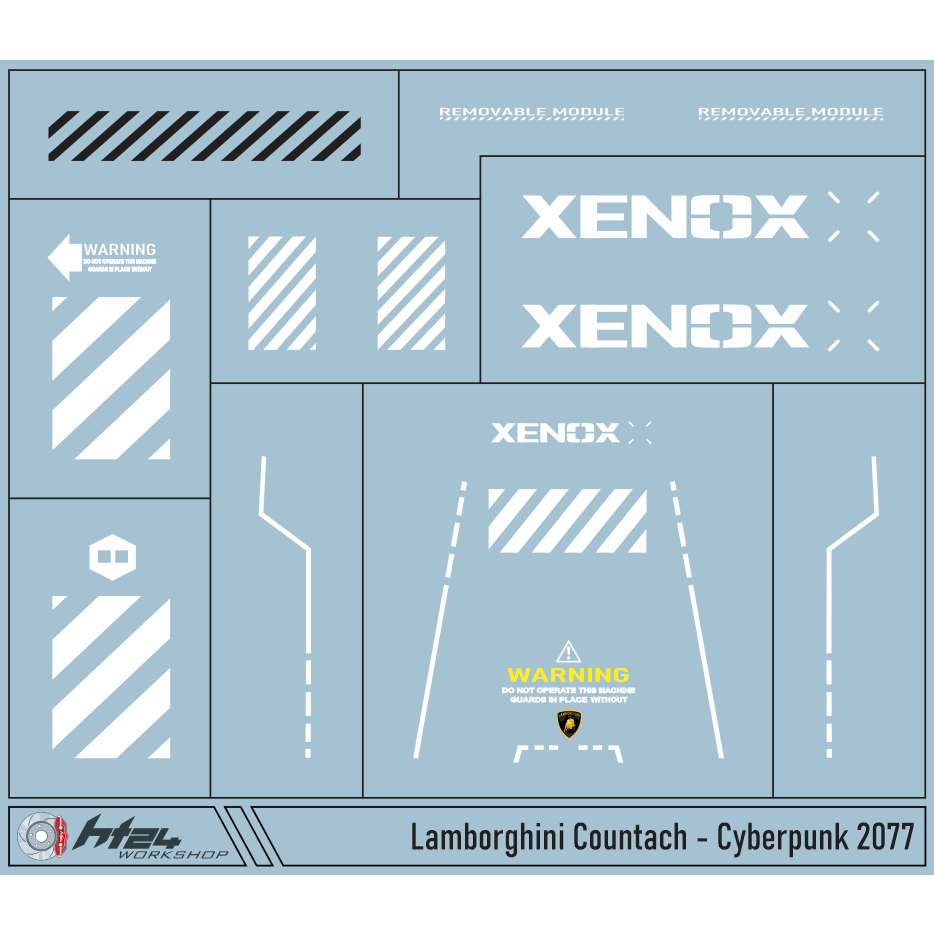 HT24workshop - Decal nước Lamborghini Countach - Cyberpunk 2077 cho xe ...