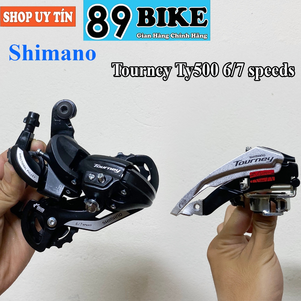 (Chính Hãng) Củ Đề Và Gạt Đĩa Shimano Tourney TY500 Indonesia | Shopee Việt Nam