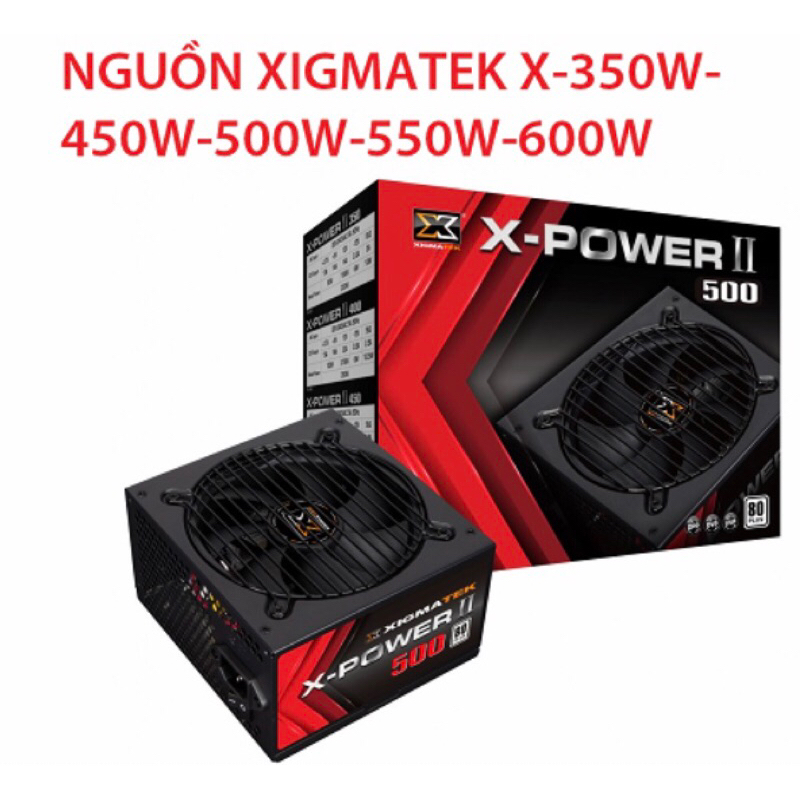 Nguồn máy tính Xigmatek X-Power III 500W (Chính hãng,BH 36 Tháng) | Shopee Việt Nam