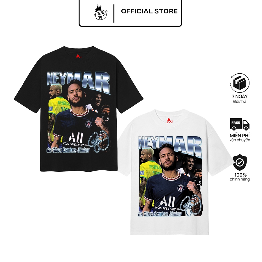 BLANK | Áo Thun NEYMAR Tay Lỡ Unisex | Shopee Việt Nam