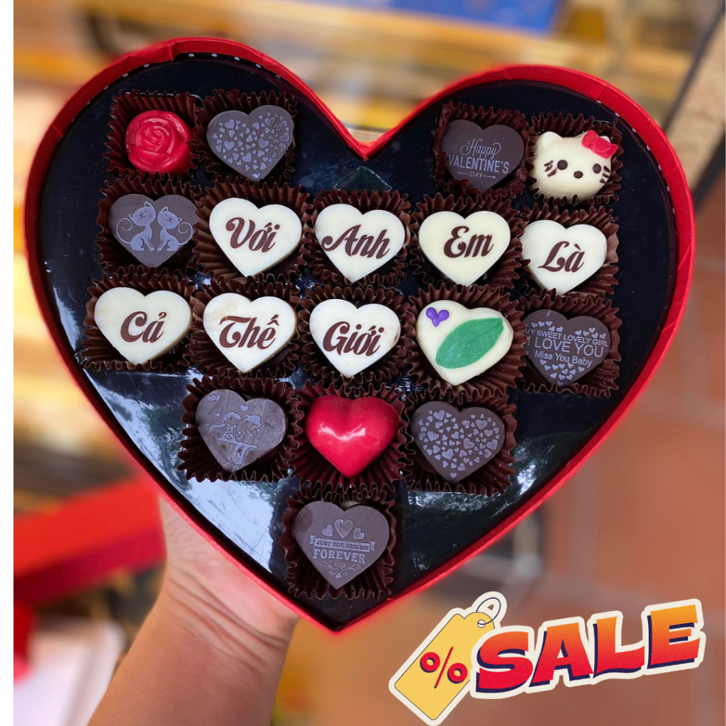 Socola valentine, socola handmade (Với anh em là cả thể giới A2 ...