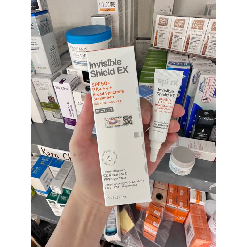 (Đọc Mô Tả) Kem Chống Nắng Phổ Rộng Nâng Tông EPI-RX Invisible Shield ...