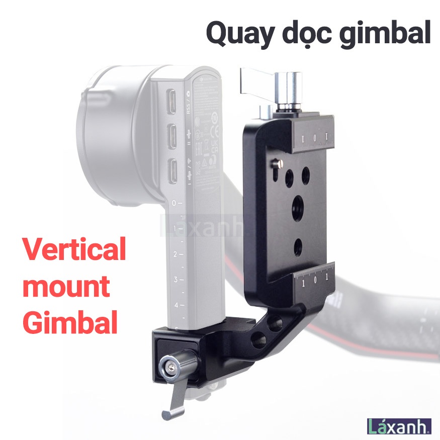 Ngàm quay dọc gimbal Vertical mount gimbal cho DJI Ronin RS 2 RSC 2 RS ...