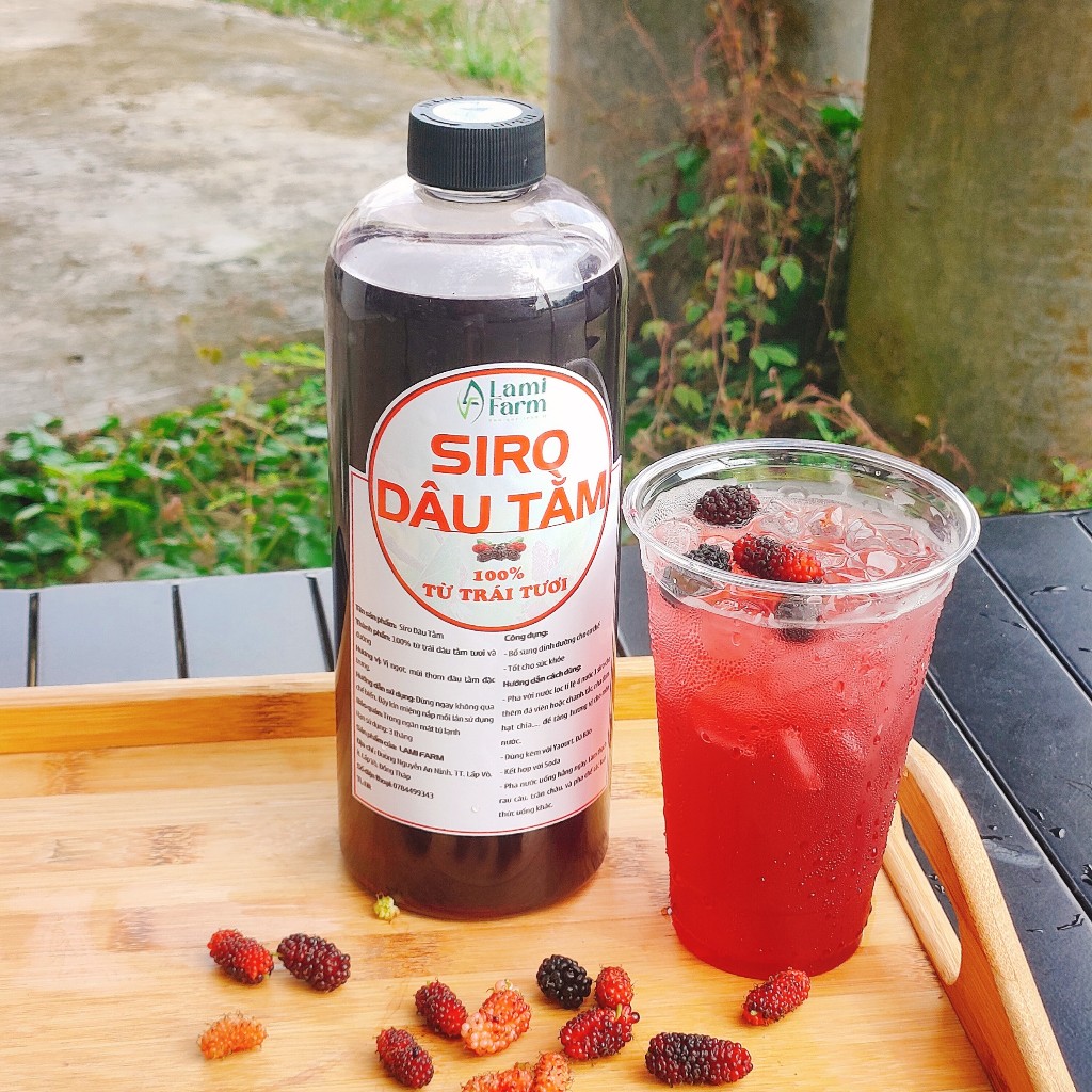 Siro dâu tằm chai 1L vị chua mát thanh nhiệt | Shopee Việt Nam
