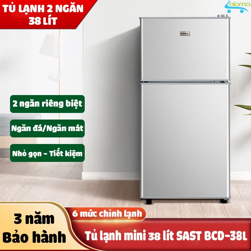 Tủ lạnh mini 38 lít SAST BCD-38L làm đá, bảo quản thực phẩm, trữ sữa mẹ ...