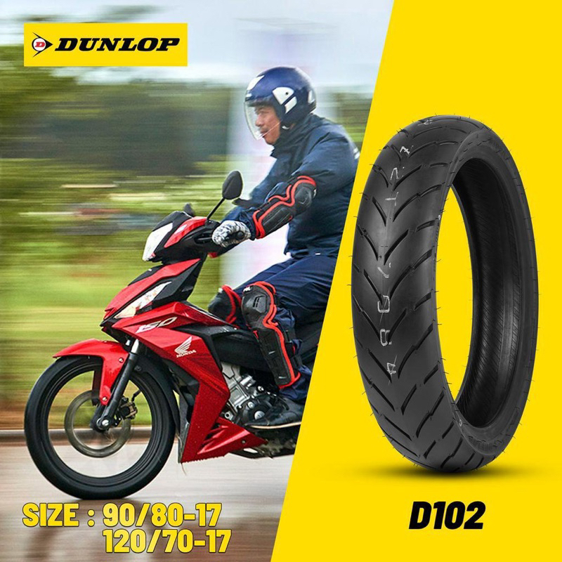 Vỏ lốp xe máy Dunlop 120/70-17 D102A | Shopee Việt Nam