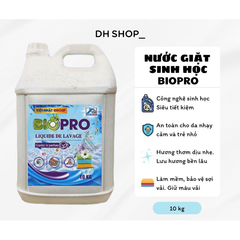 Nước Giặt Công Nghệ Sinh Học BIOPRO 10kg. | Shopee Việt Nam