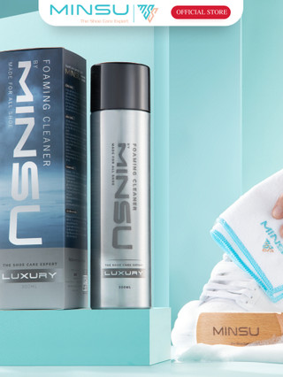 Chai Xịt Vệ Sinh Giày MINSU LUXURY Bọt Tuyết NANO M5955 Giặt Khô Siêu Tốc Bảo Vệ Giày Khỏi Bị Ố ...