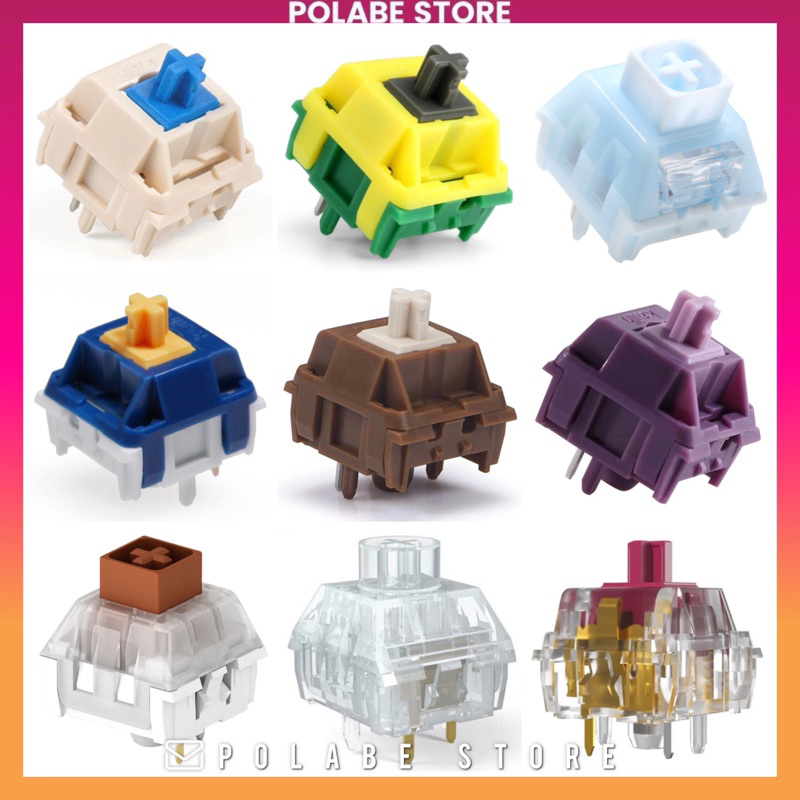 Kailh Box Cream BlueBerry Kailh Cream Chocolate linear tactile switch ...