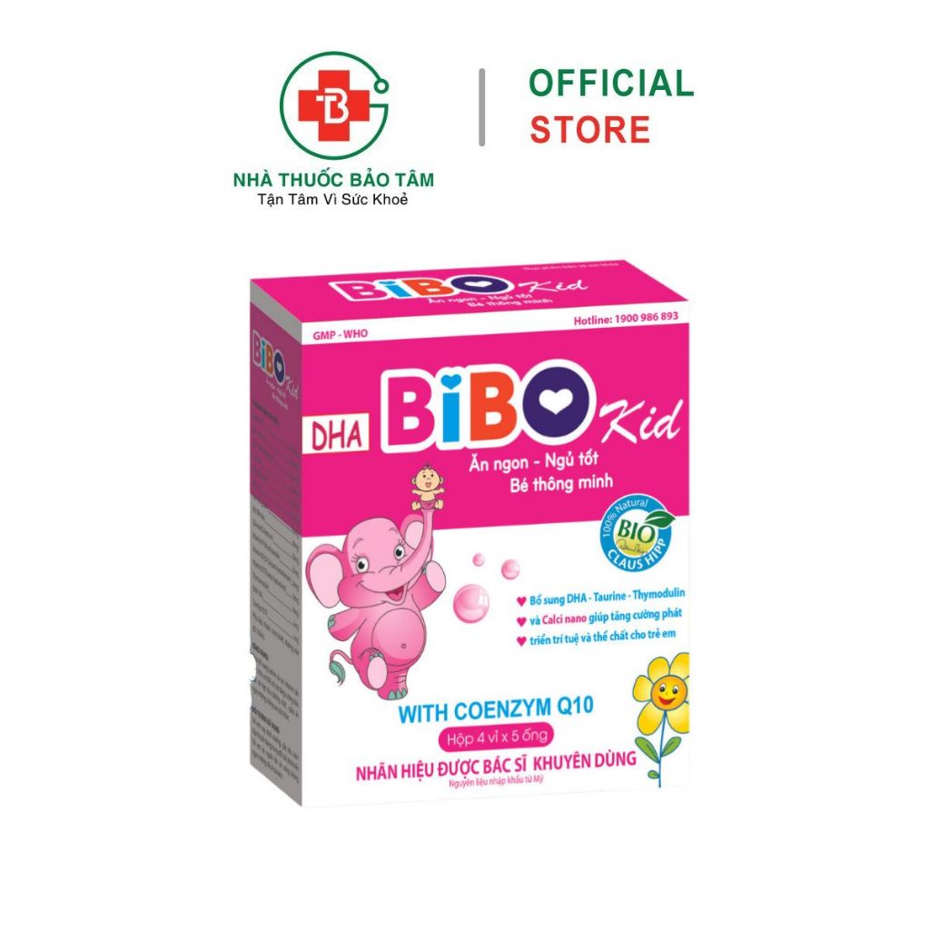 DHA Bibo kid -Siro Ăn ngon ngủ tốt, thông minh - Bổ sung dha ,taurin ...