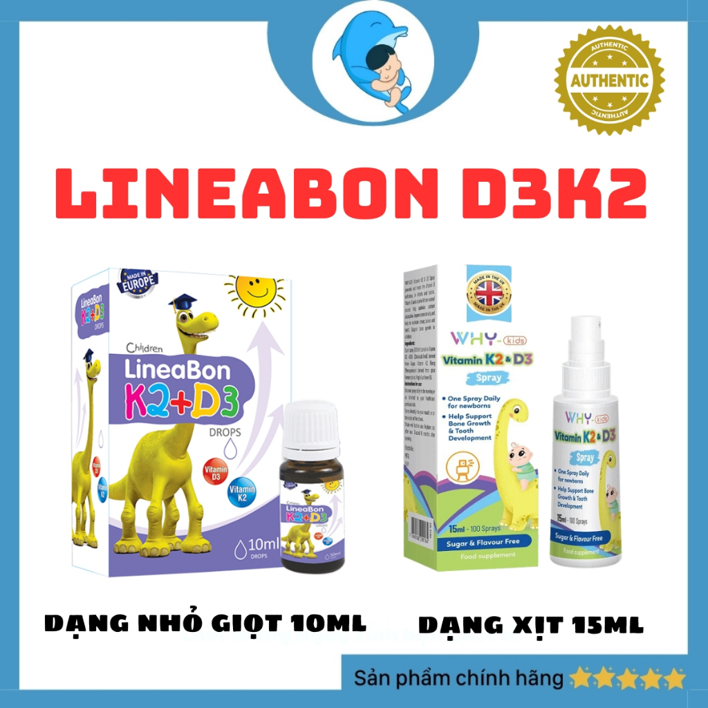 Vitamin D3K2 hỗ trợ hấp thụ canxi, phát triển chiều cao giúp bé khỏe ...