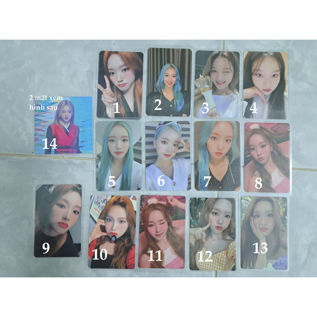 CARD BO GÓC CHÍNH HÃNG LOONA GOWON PARK CHAEWON LOOSSEMBLE ASSEMBLE | Shopee Việt Nam