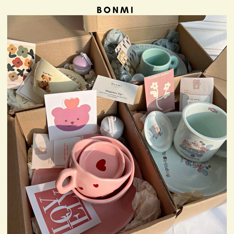 [Không gốm sản phẩm] Dịch vụ gói quà tặng/ trang trí giftbox dễ thương ...