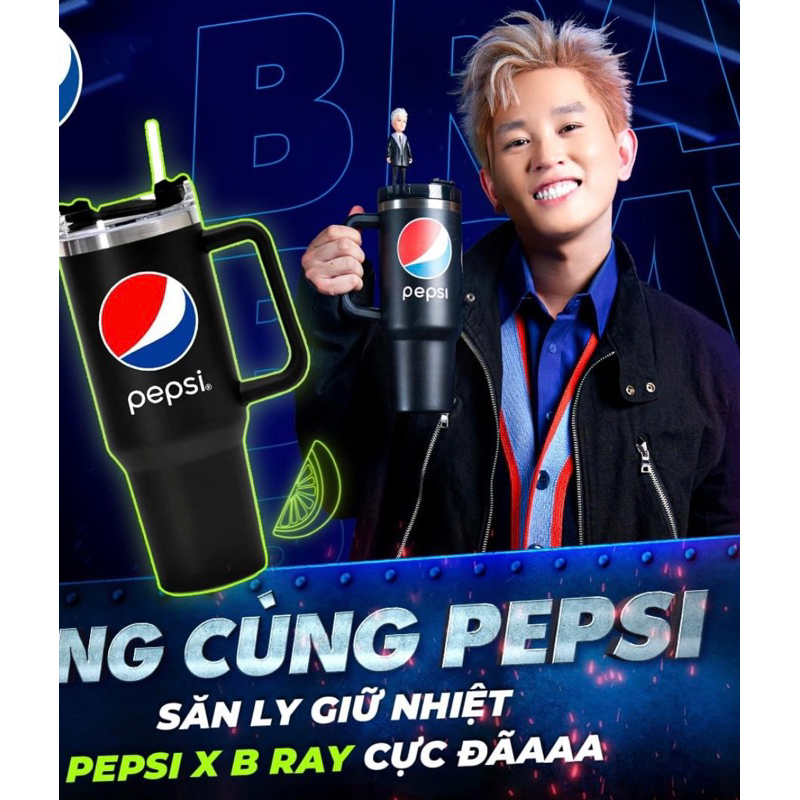 Ly giữ nhiệt Pepsi Rap Việt mùa 3 | Shopee Việt Nam