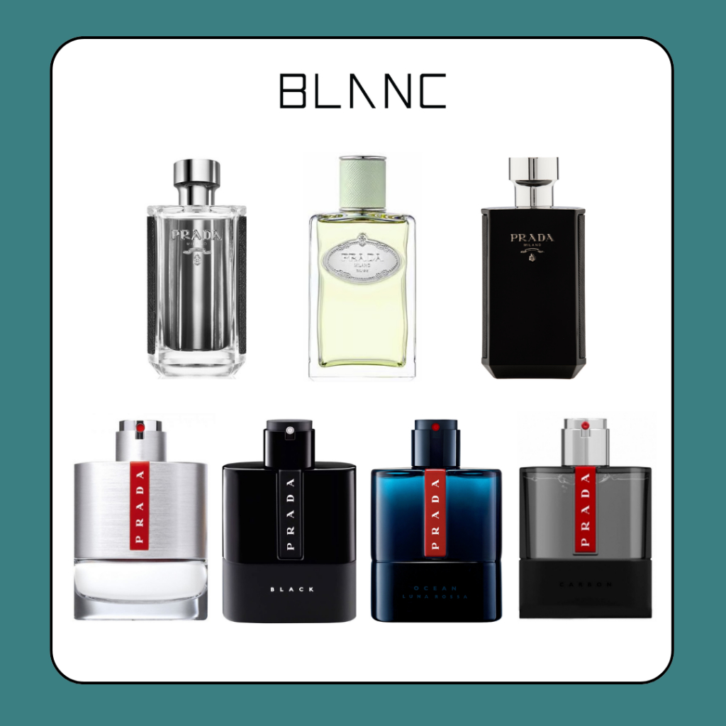 Mẫu dùng thử Prada Milano L'Homme - Prada Rossa EDT - Prada Black ...