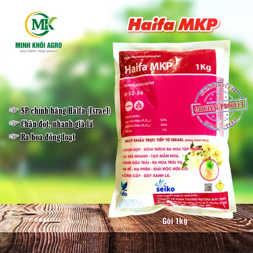 Phân bón MKP Haifa - Gói 1kg | Chính hãng Haifa (Israel) | Shopee Việt Nam