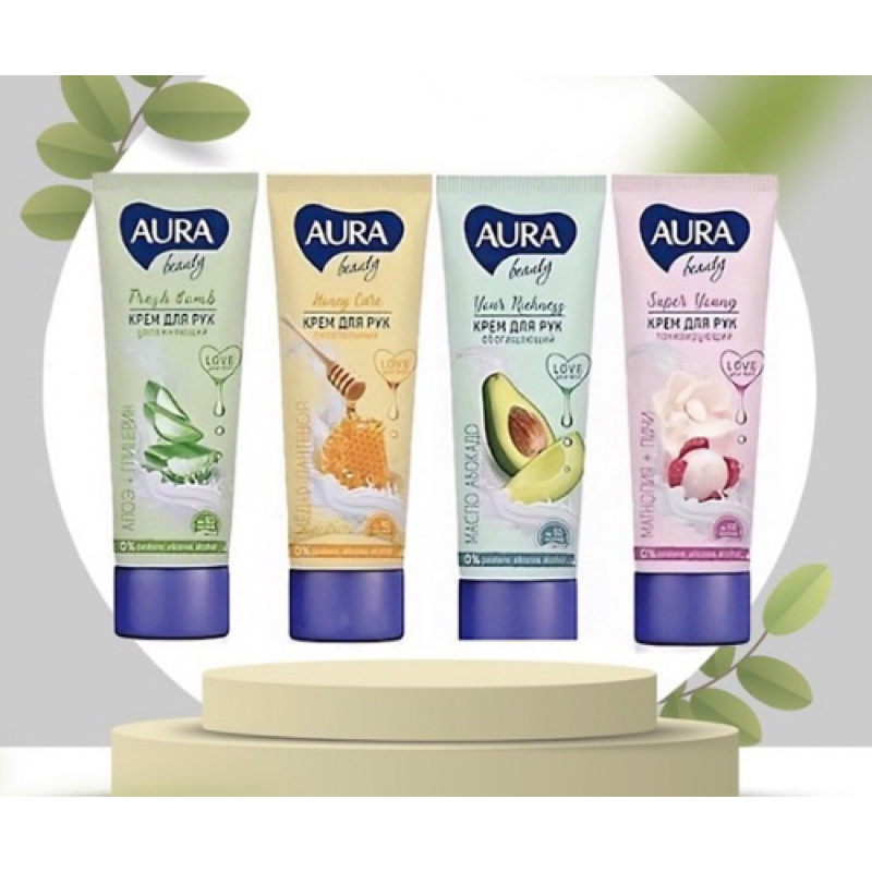 [CHÍNH HÃNG NGA] Kem dưỡng da tay, kem tay chân hand cream Nga AURA ...