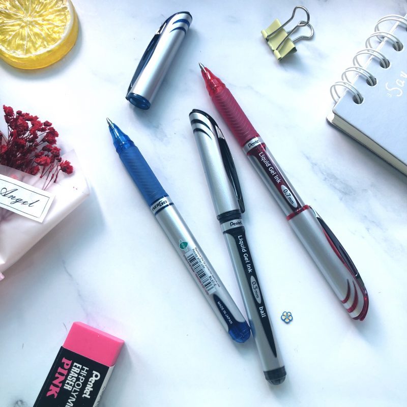 Bút ký Pentel Energel Liquid Gel Ink BL57 nét 0.7mm mực xanh (Chính ...