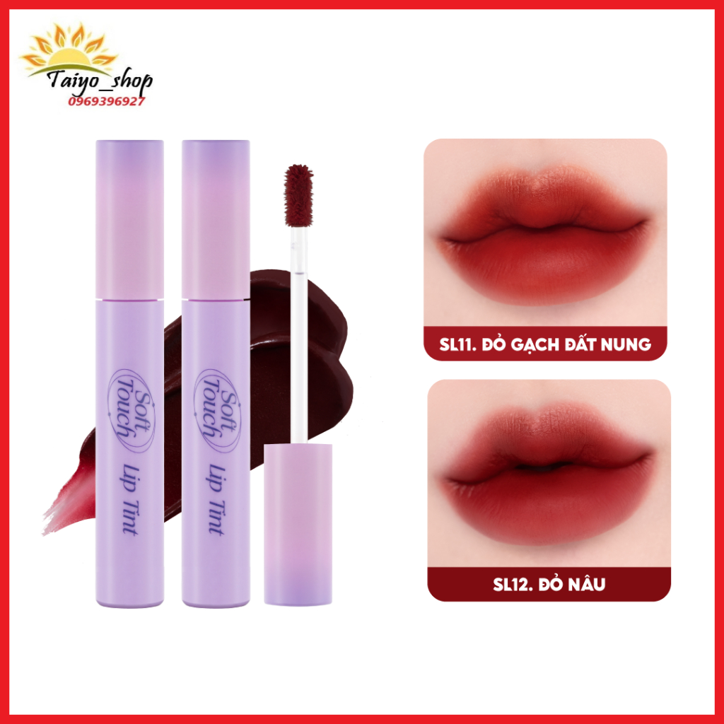 [New Season 2] Son Kem Siêu Lì, Siêu Mịn Môi Hàn Quốc Merzy Soft Touch Lip Tint 3g | Shopee Việt Nam