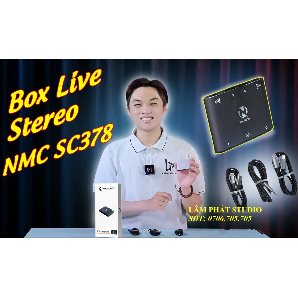Box livestream stereo cao cấp NMC AUDIO SC378 - Có hỗ trợ PK 2 chiều ...
