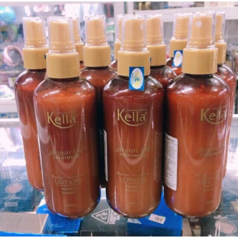 Xịt Dưỡng Tóc Kella Nâu 250ml >> Kella ARGAN Oil