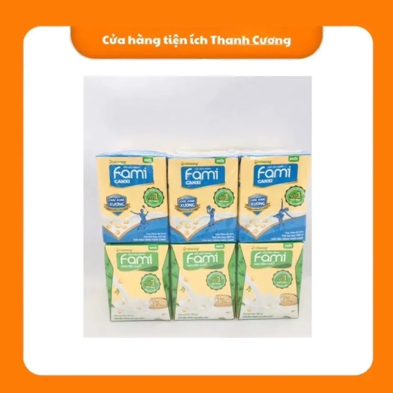 Lốc 6 hộp sữa tươi FAMI 200ml | Shopee Việt Nam