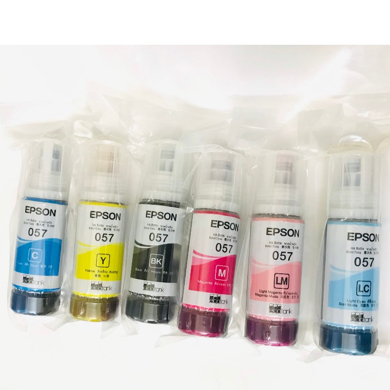 Mực in Epson 057 hàng nhập khẩu dùng cho Máy in Phun Màu EcoTank L8050 ...