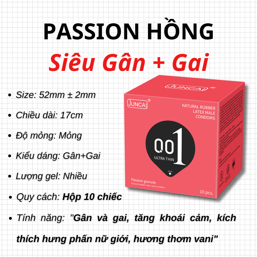 [Combo] Bao cao su kimono siêu mỏng 0.01 nhiều gel bôi trơn, gân gai liti kéo dài thời gian, Hộp ...