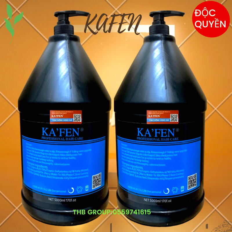 Dầu gội xả can kafen 5L thơm đặc nhiều bọt chính hãng trọng lượng 4,3kg ...