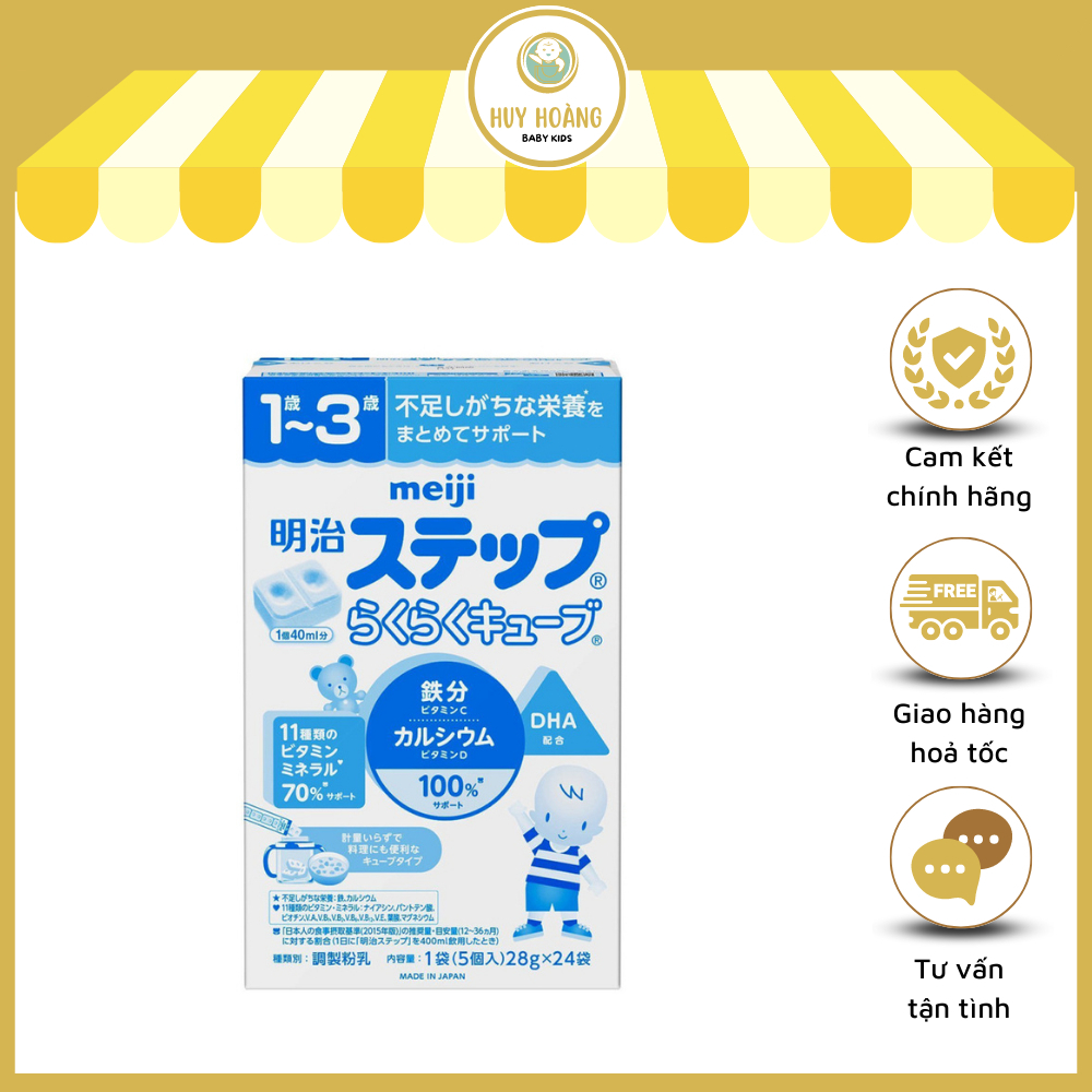 Sữa Công Thức Meiji Thanh Nội Địa Nhật Số 9 (1-3Y) Hộp 24 Thanh 672g ...