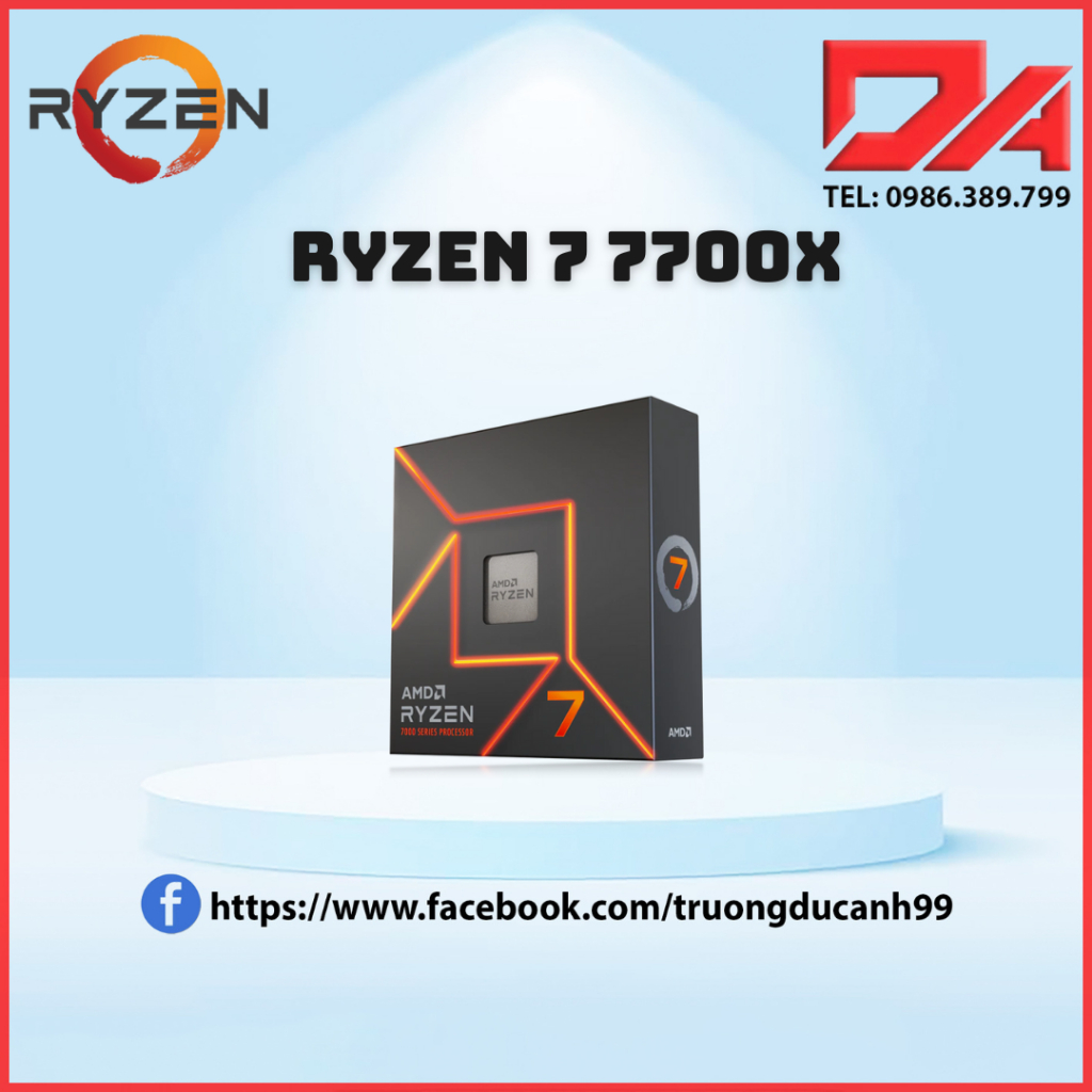 [SHOP CŨ] CPU AMD RYZEN 7 7700X - TRAY - BẢO HÀNH 1 THÁNG | Shopee Việt Nam